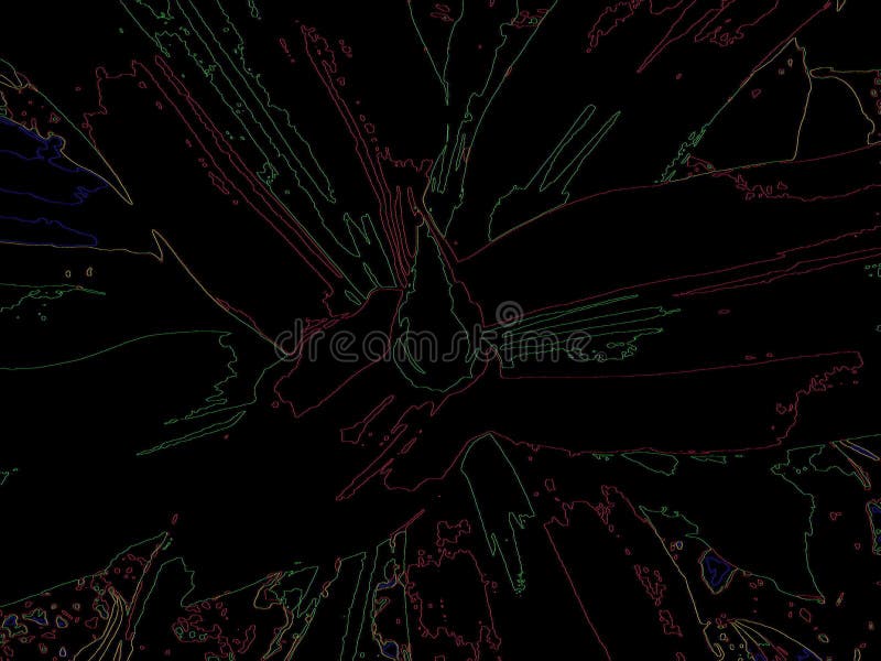 Topography Special Effect Illustration, with Abstract Black Texture ...