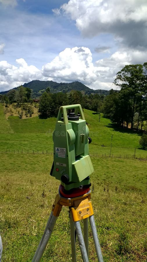 At the field work stock photo. Image of topography, field - 137866280