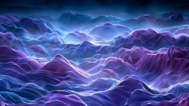 Topology Structure Map. Virtual Reality Technology Stock Illustration ...