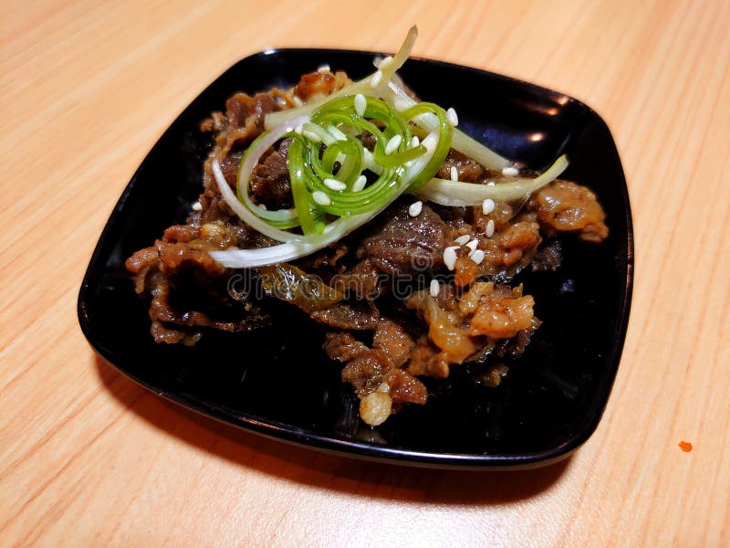 Topping Beef chop stock image. Image of food, breakfast - 263196613