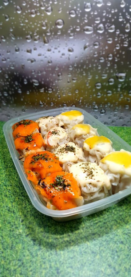 Topping Dimsum stock photo. Image of food, curry, meal - 202406548