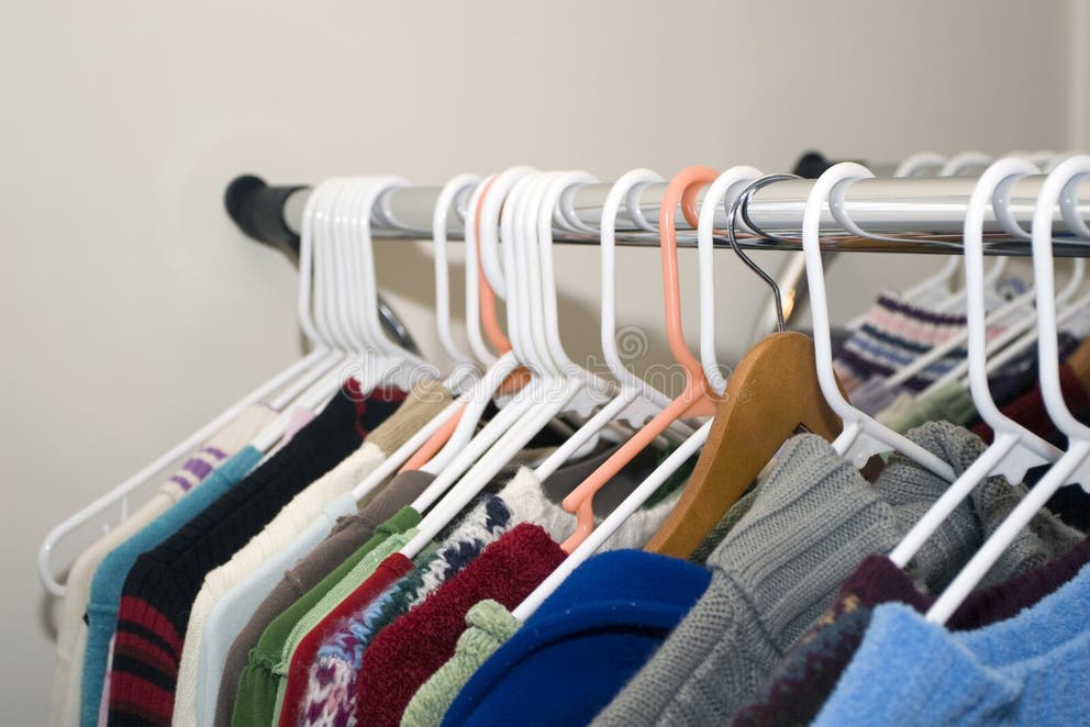 Tops on Rack stock image. Image of articles, hanger, colourful - 4859329