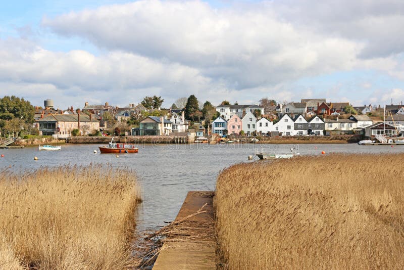 Topsham Across the River Exe, Devon Stock Image - Image of village ...