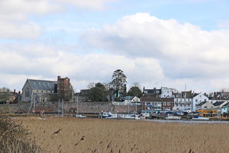 Topsham Across the River Exe, Devon Editorial Image - Image of boat ...