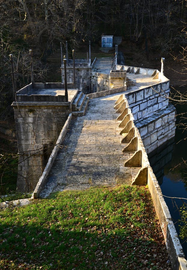 Topuzlu Dam stock photo. Image of rock, river, backyard - 273067120
