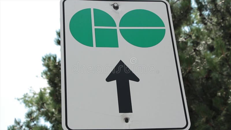 Tor, Canada - July 24, 2023: Go Train Vertical Rectangle Sign Logo with ...