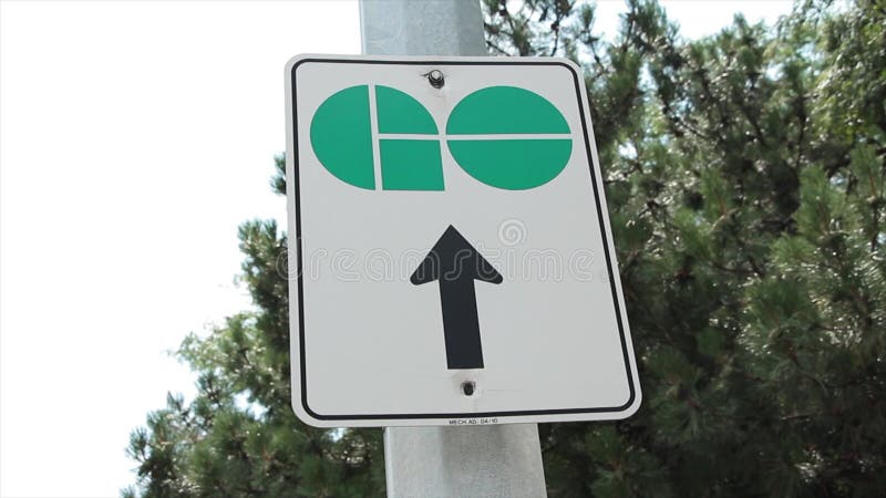 Tor, Canada - July 24, 2023: Go Train Vertical Rectangle Sign Logo with ...