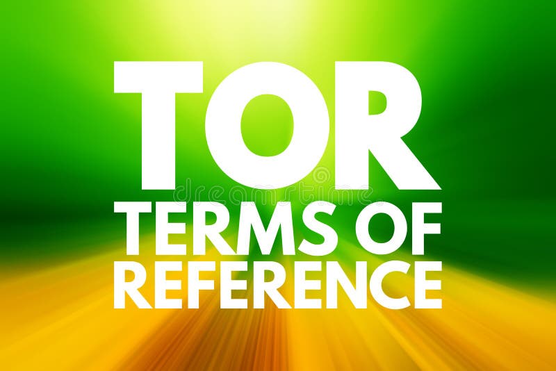 TOR - Terms of Reference Acronym Stock Illustration - Illustration of ...