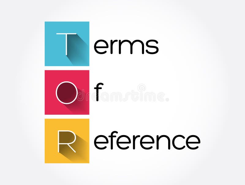 TOR - Terms of Reference Acronym, Business Concept Background Stock ...