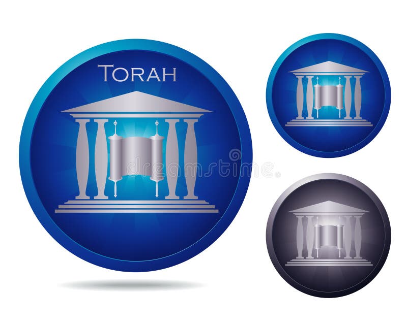 Torah icon set stock vector. Illustration of building - 31249765