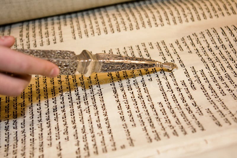 Torah Reading in a Synagogue Stock Photo - Image of person, culture ...