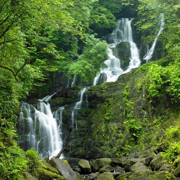 Torc Waterfall stock photo. Image of killarney, falls - 12213522