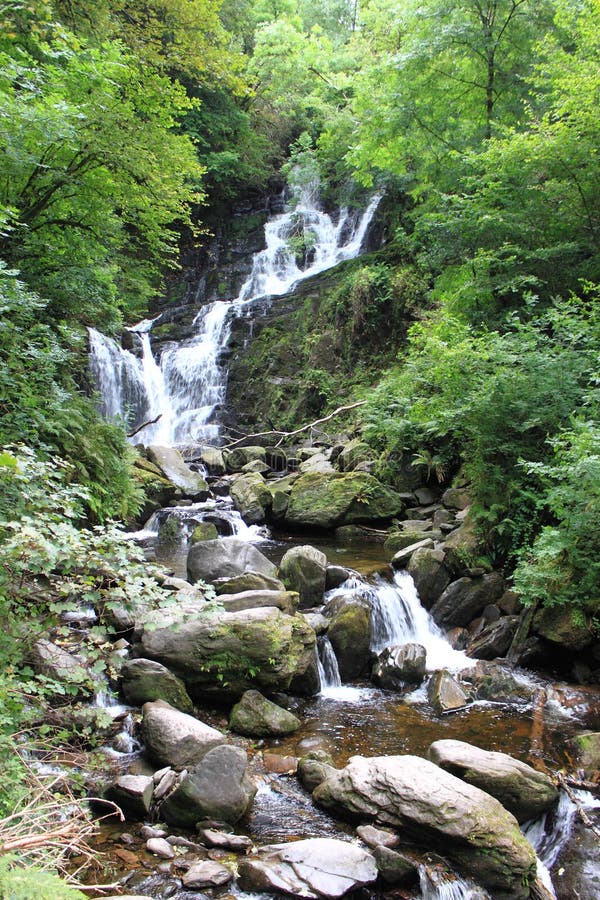Torc waterfall stock image. Image of park, natural, rocks - 100133627