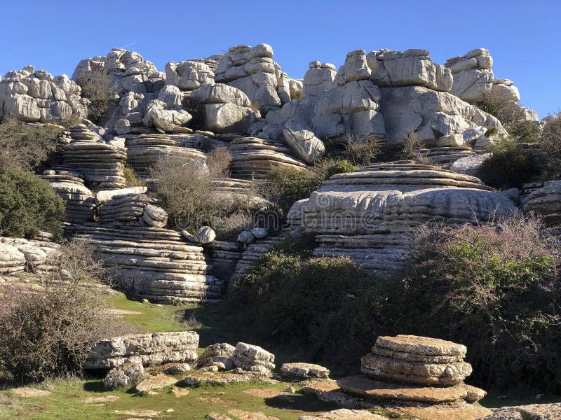 The Torca National Park in Summer Stock Image - Image of megalith ...