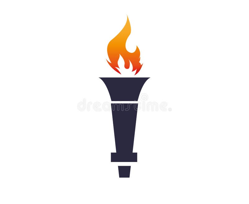 Abstract Torch Blue Design Symbol Stock Vector - Illustration of 2020 ...