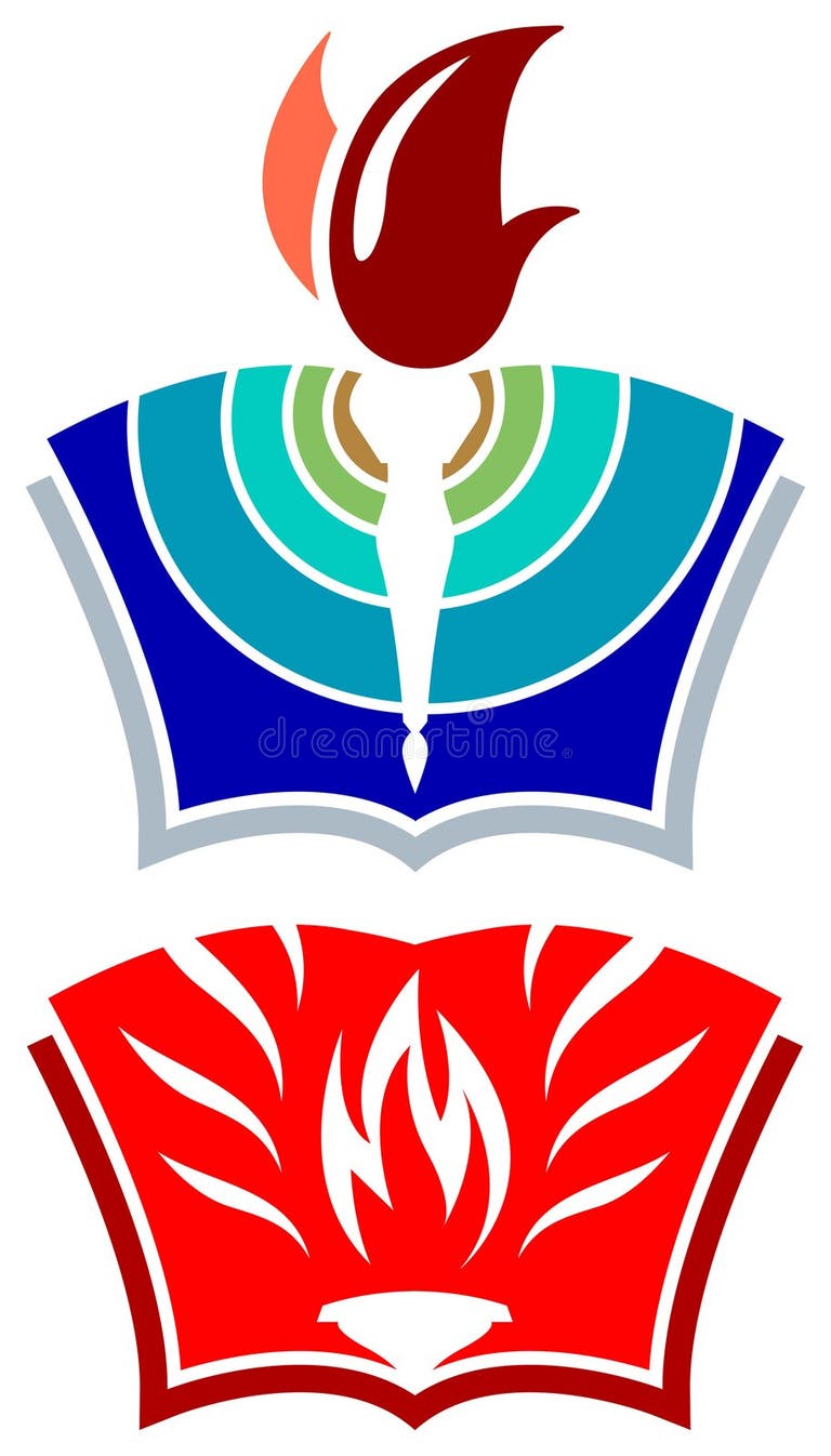 Torch Book Logo Stock Illustrations – 387 Torch Book Logo Stock ...