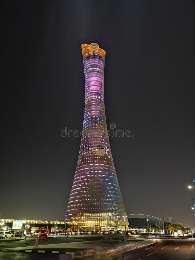 The Torch Doha stock photo. Image of torch, doha, iconic - 124893522