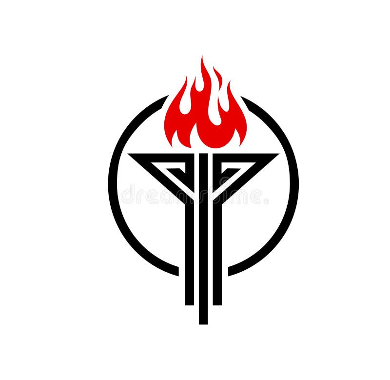 Torch Flame Icon, Victory and Freedom, Liberty Stock Vector ...