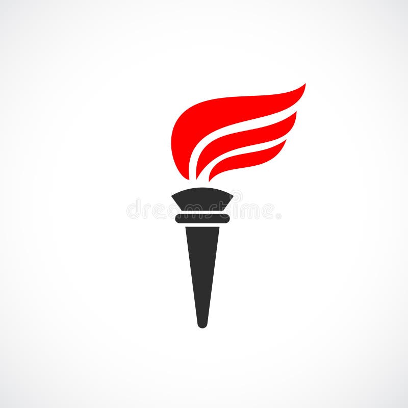 Blazing Torch Fire Vector Sign Illustration Stock Illustrations – 864 ...