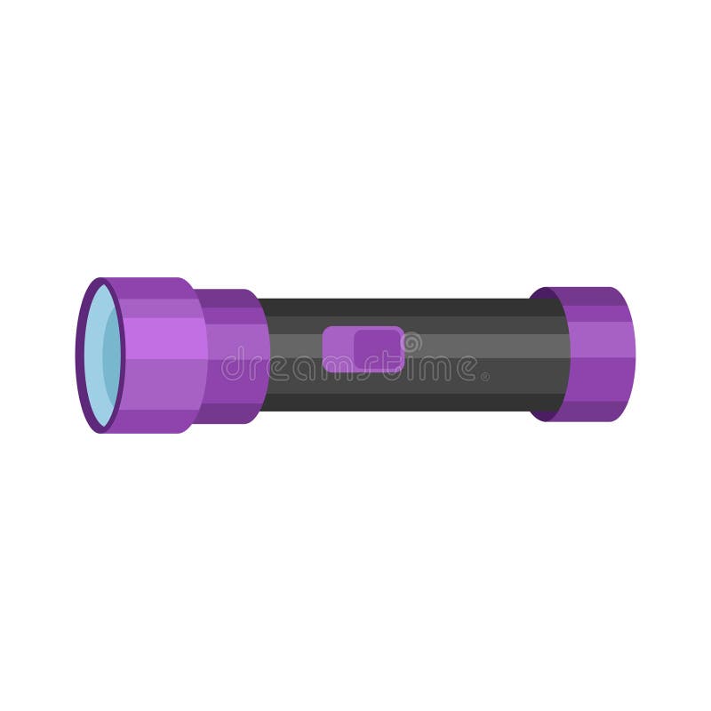 Torch Flashlight Cartoon Vector Illustration Stock Vector ...
