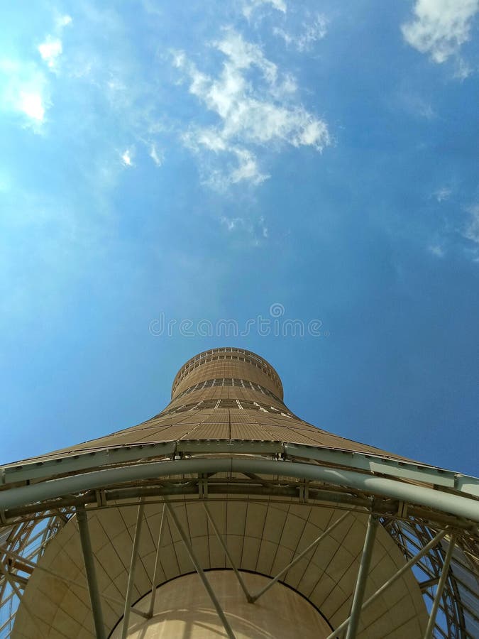 The Torch Hotel in Doha, Qatar Stock Photo - Image of dome, light ...