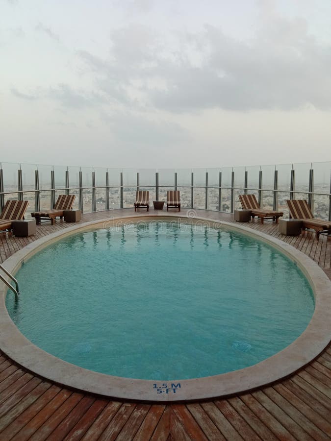 The Torch Hotel Swimming Pool, Doha, Qatar Stock Image - Image of home ...