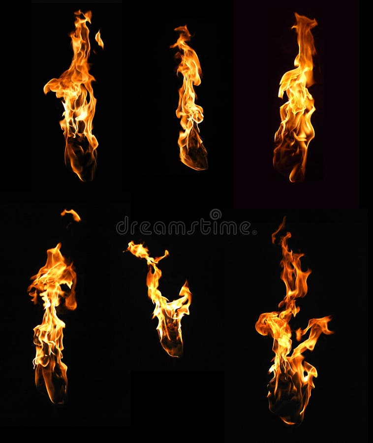 Fire Element with Wall Shape Stock Image - Image of burn, screen: 15193807