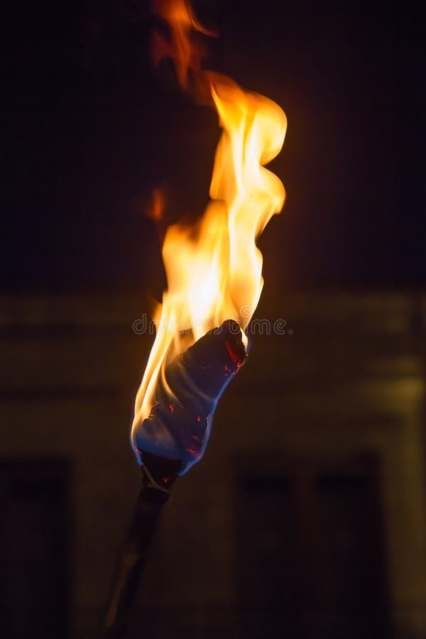 Torch Lit stock image. Image of torch, night, detail - 46768257