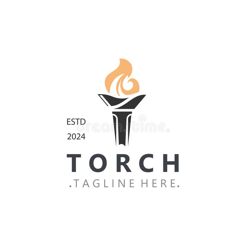 Torch Logo Graphic, Olympics Flame Modern Design Element Simple ...