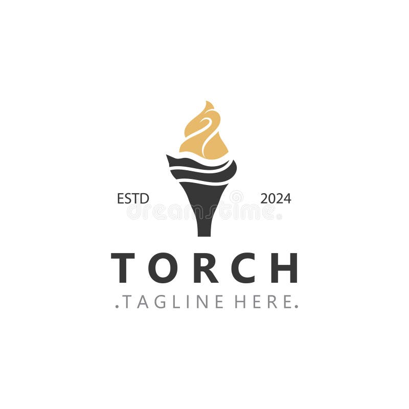 Torch Logo Graphic, Olympics Flame Modern Design Element Simple ...