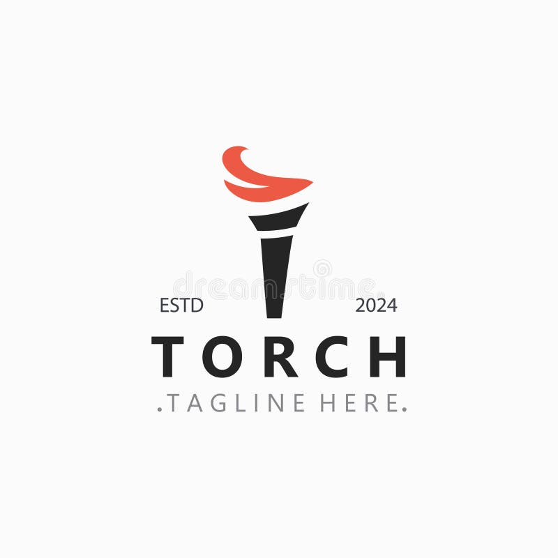 Torch Logo Graphic, Olympics Flame Modern Design Element Simple ...