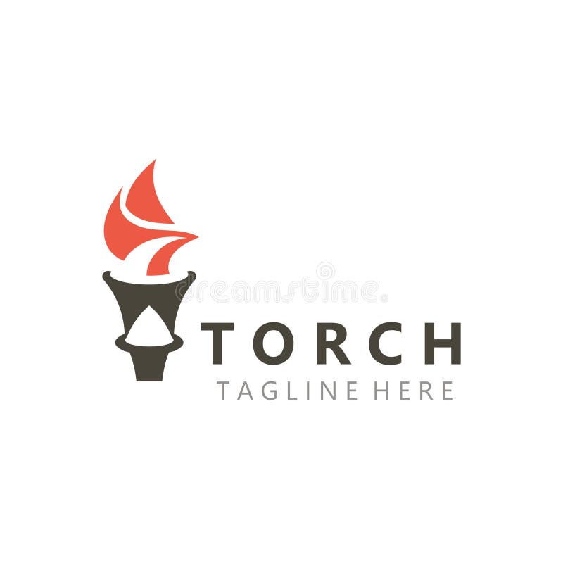 Torch Logo Graphic, Olympics Flame Modern Design Element Simple ...