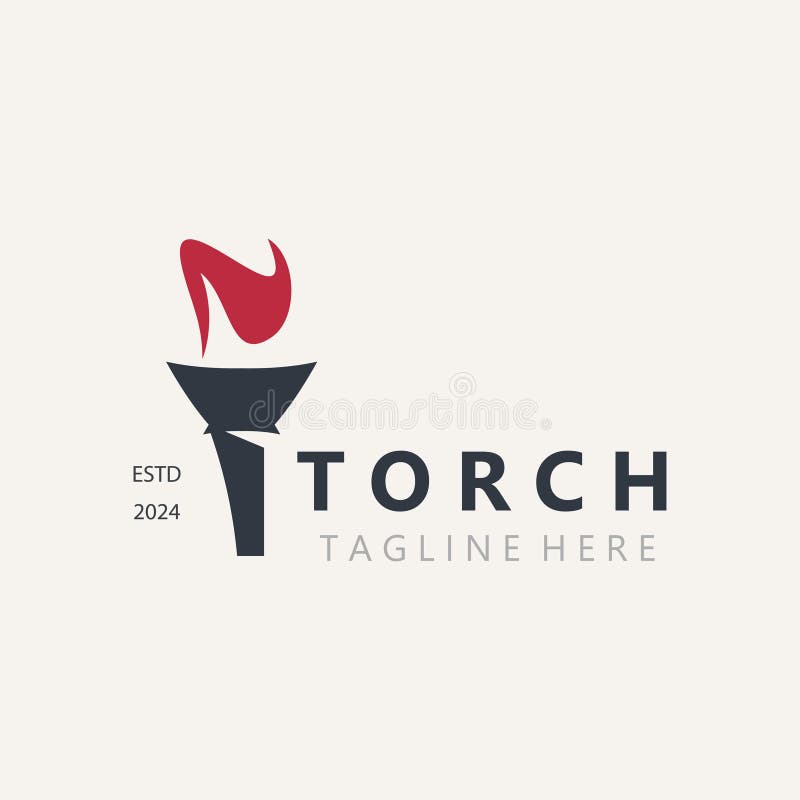 Torch Logo Graphic, Olympics Flame Modern Design Element Simple ...