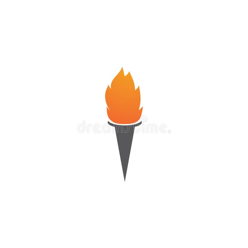 Torch logo vector stock vector. Illustration of sign - 162452986