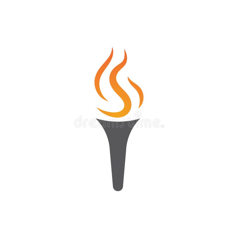 Torch logo vector stock vector. Illustration of element - 153535302