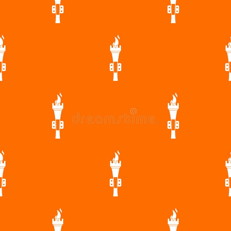 Torch pattern seamless stock vector. Illustration of fiery - 107095793