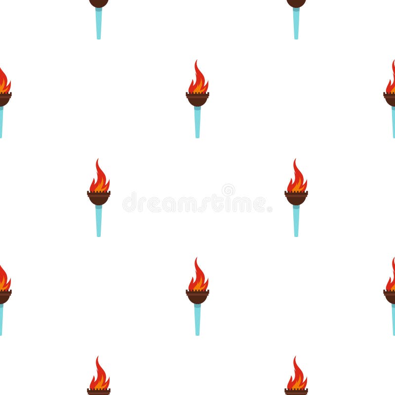 Torch pattern seamless stock vector. Illustration of fire - 108552876