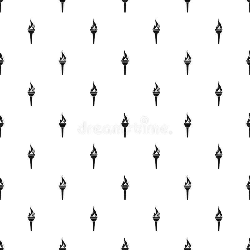 Torch pattern vector stock vector. Illustration of bright - 107687819