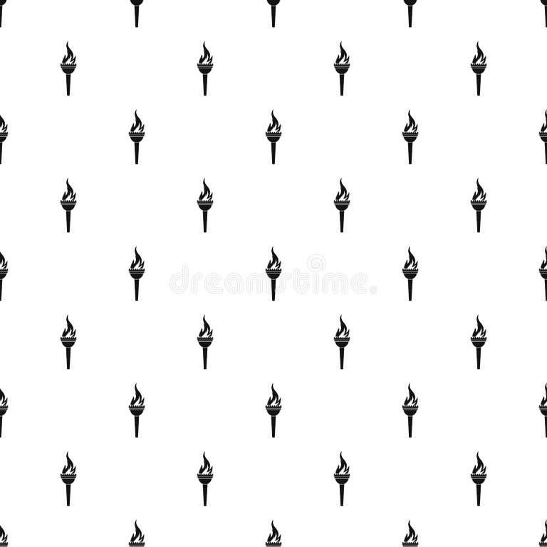 Torch pattern vector stock vector. Illustration of bright - 107687819