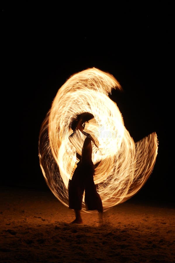 On fire stock image. Image of firewheel, light, cult, occult - 5068637