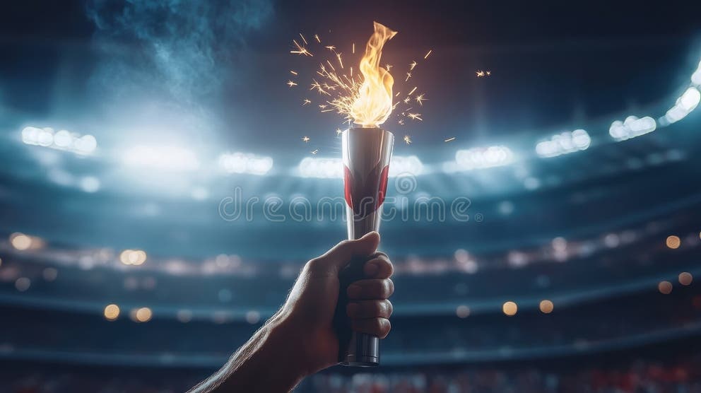 Torch of Triumph Igniting the Flame of Competition and Victory in a ...