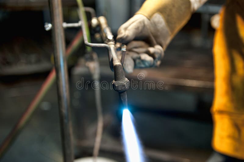 Torch Welding stock image. Image of iron, industry, power - 43191467