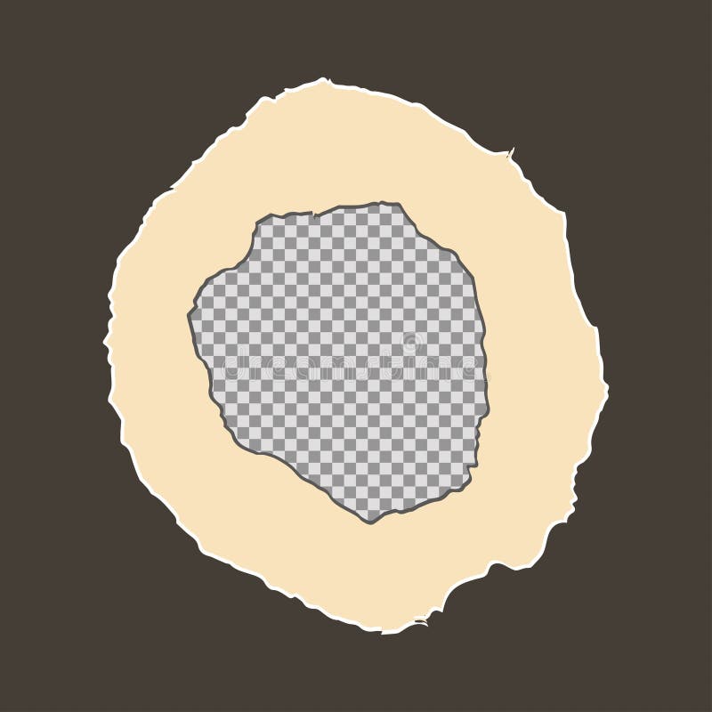 Tore Off a Piece of Colored Paper. Vector Paper Design Template Stock ...