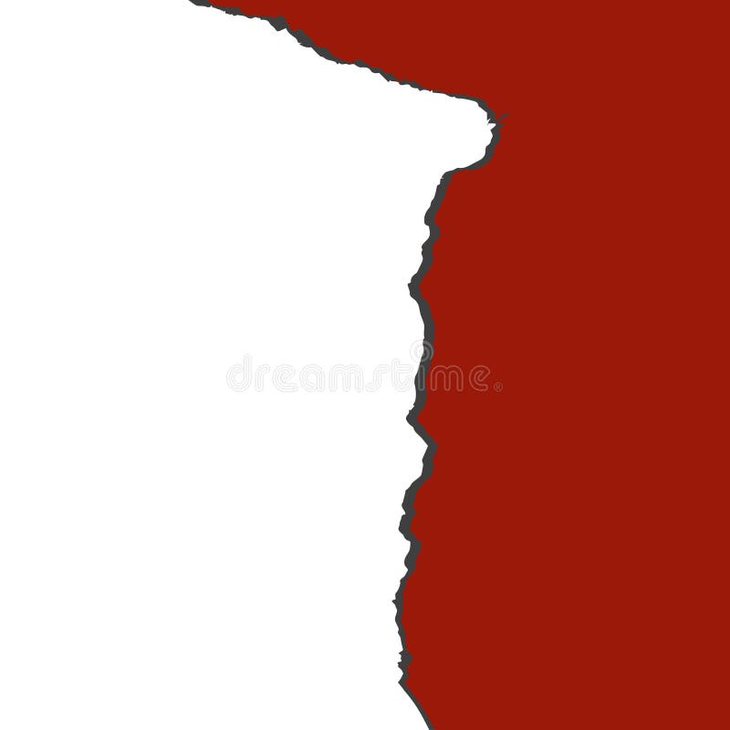 Tore Off a Piece of Colored Paper. Vector Paper Design Template Stock ...