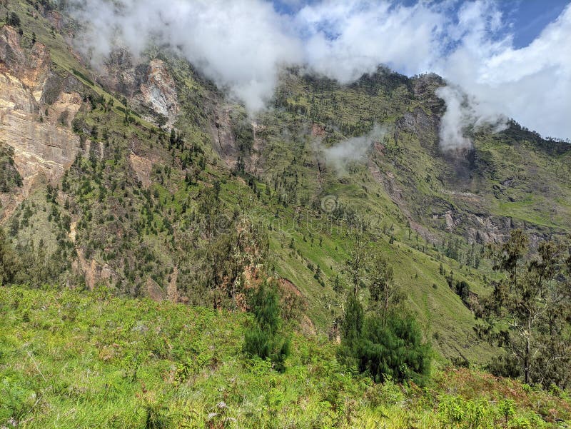 Wonderfull Mountain Hill Track Stock Photo - Image of tree, valley ...