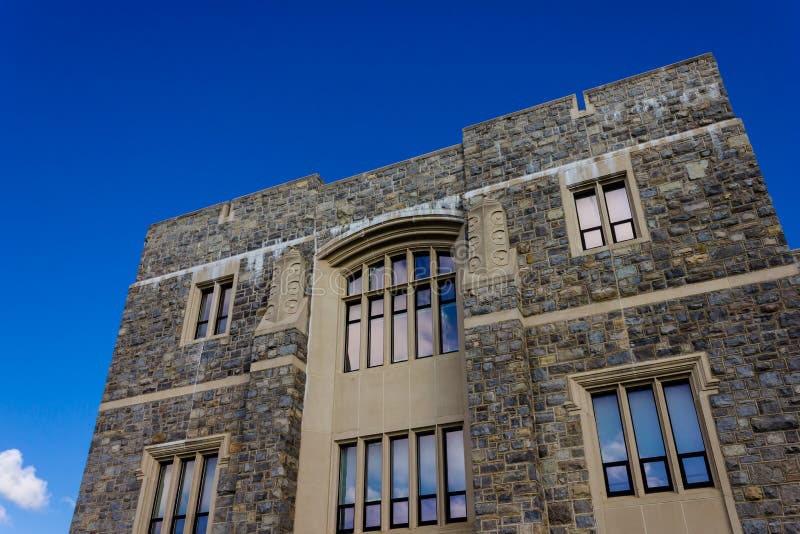 Torgersen Hall stock image. Image of institute, library - 38082075