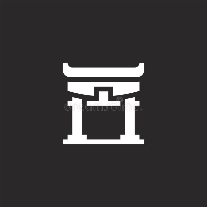 Torii Icon. Filled Torii Icon for Website Design and Mobile, App ...