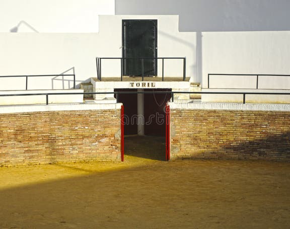 The Toril, Place Where the Fighting Bulls Come Out To a Small Spanish ...