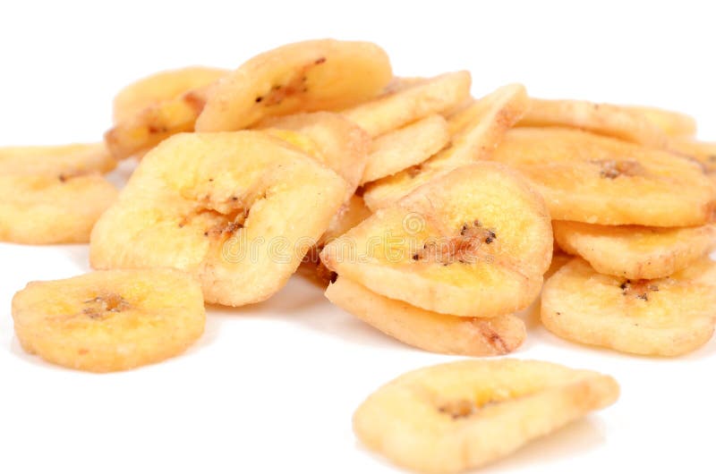 Torkad banan arkivfoto. Bild av frukt, crunchy, banta - 4330572