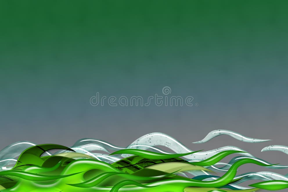 Tormenta verde stock de ilustración. Ilustración de fondo - 2401463